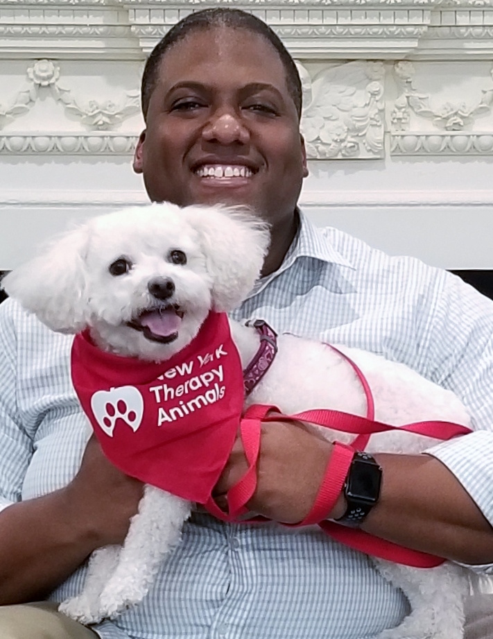 Craig O'Conner and Niya 2 - New York Therapy Animals