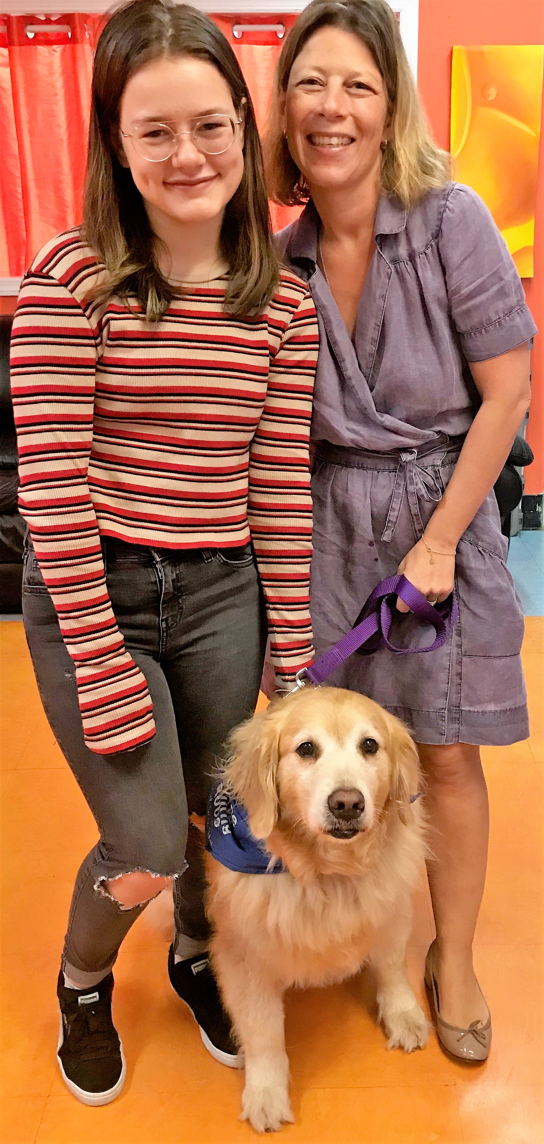 Sandrine, chloe and Caramel (2) - New York Therapy Animals